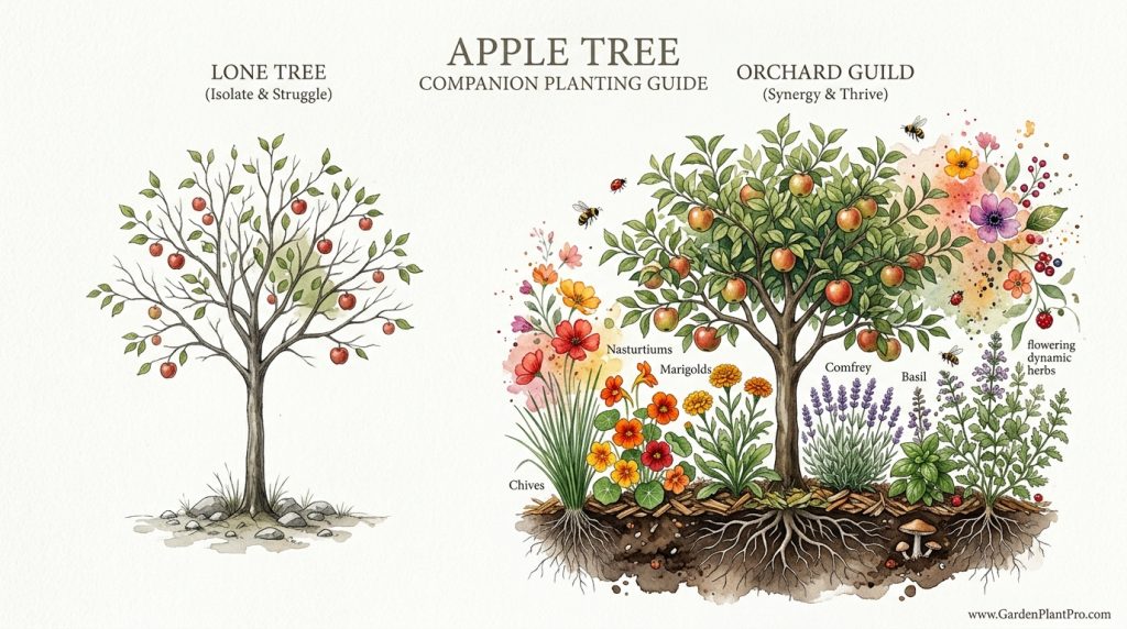 Apple Tree Companion Planting Guide